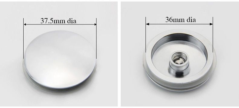 PopUp Replacement cap ClickClack Basin Waste Push Button small 37.5mm ...